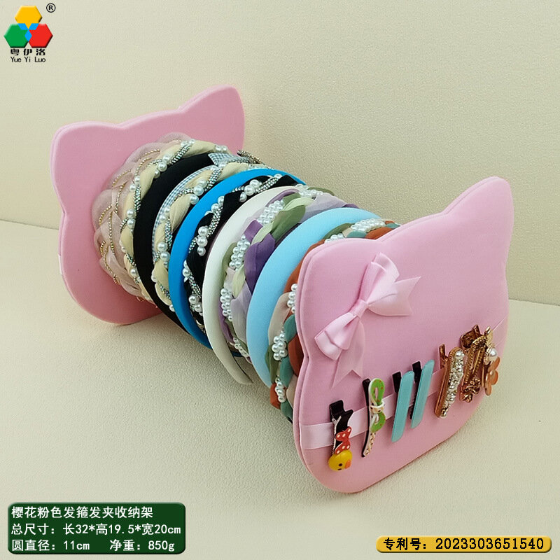 Мультяшный Кот, Галстук-Бабочка, Резинка для Волос, Аксессуары для Волос