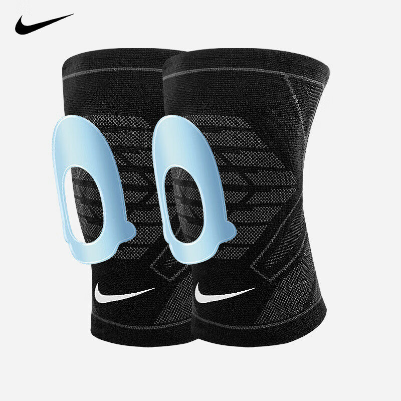 Наколенники NIKE Sports Knee Pads, Breathable, N1000669031L, размер L, black, 2 шт