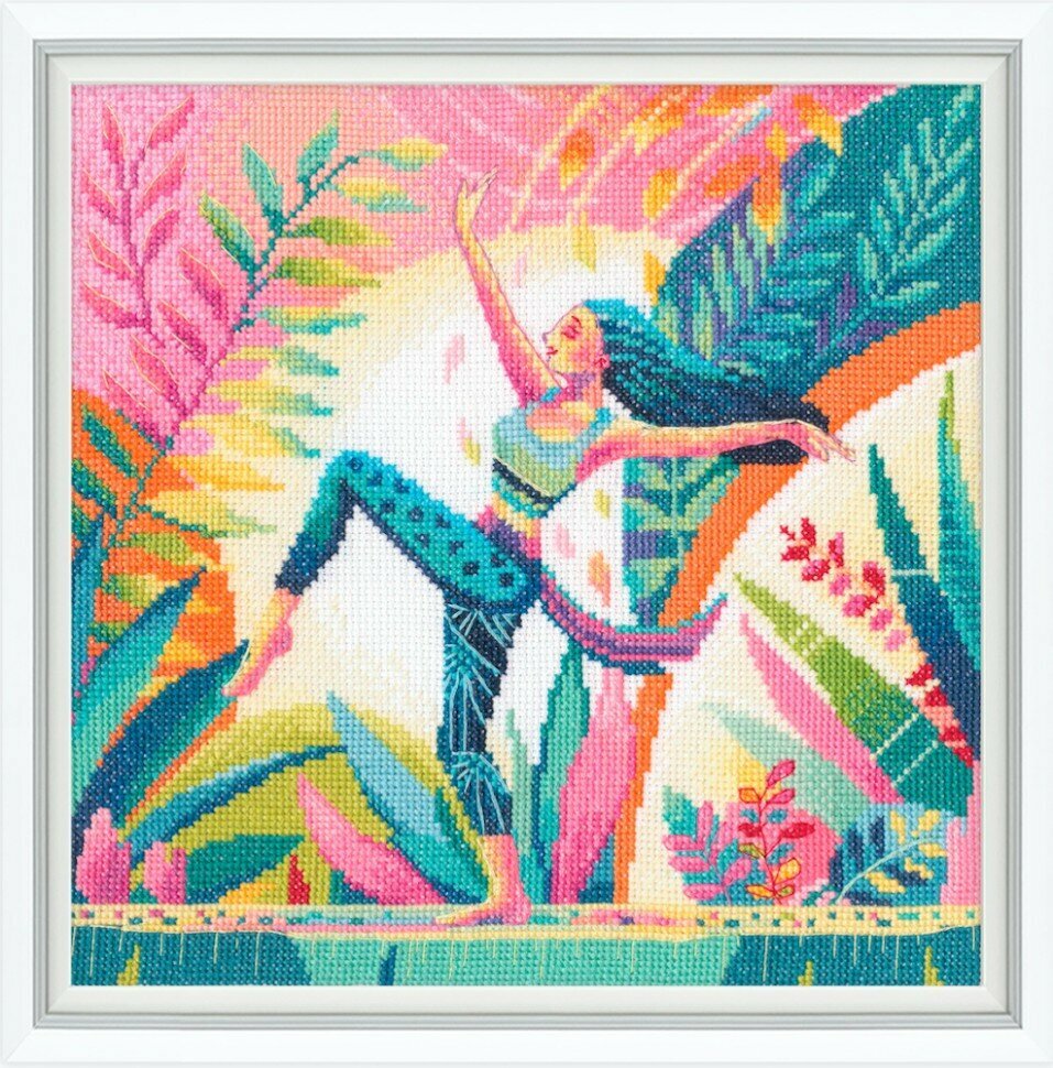 Набор для вышивания РТО #MX1070 Танец, Счетный крест, 23.5 х 23.5 см