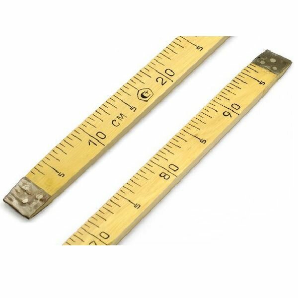 Метр деревянный, неклейменный 100 см