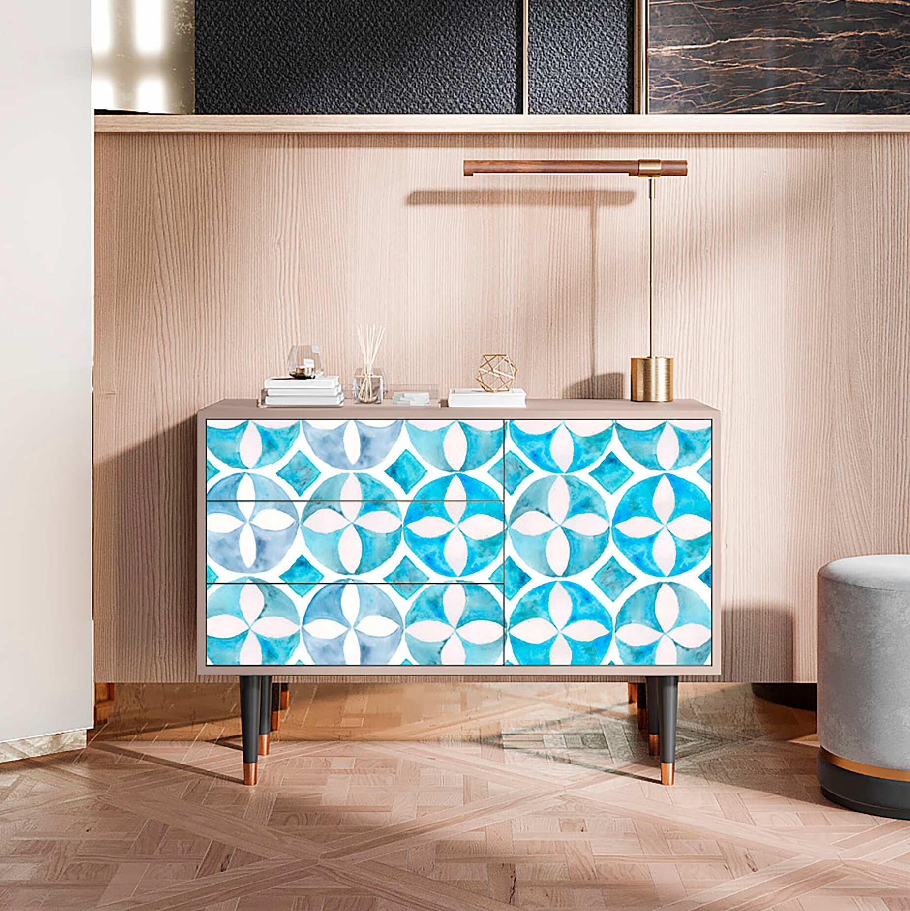 Комод - STORYZ - S3 Porto Mood, Размер - 115 x 84 x 41 см, Цвет корпуса - , Бежевый