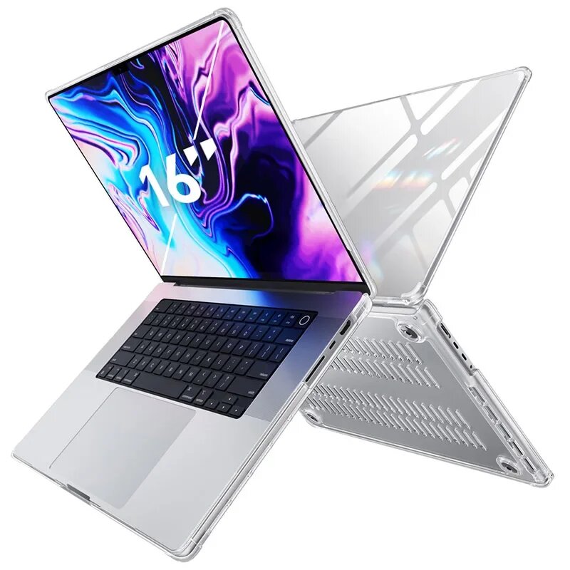 Чехол SUPCASE For MacBook Pro 16" Case (2026-2021) M5/M4/M3/M2/M1 Pro/Max Chip UB, прозрачный, Clear