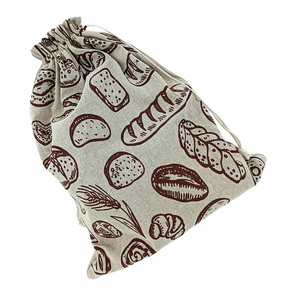 Экологичные мешочки из пчелиного воска из органического хлопка и льна для домашнего хлеба и выпечки