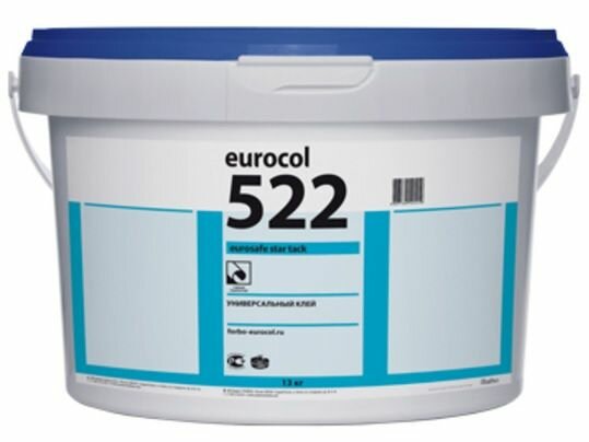Клей FORBO EUROCOL 522 (13кг) EUROSAFE STAR TACK универсальный для полов и стен