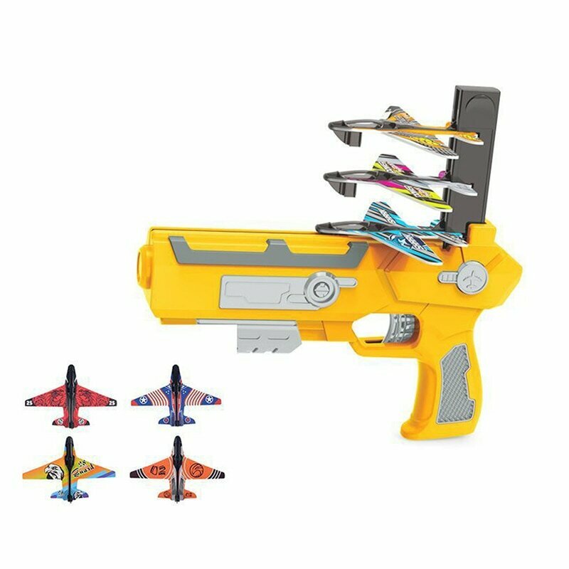 Пенопластовая катапульта самолет дети открытый ручная пусковая установка планер модель Назад в будущее 2022 новогодние п