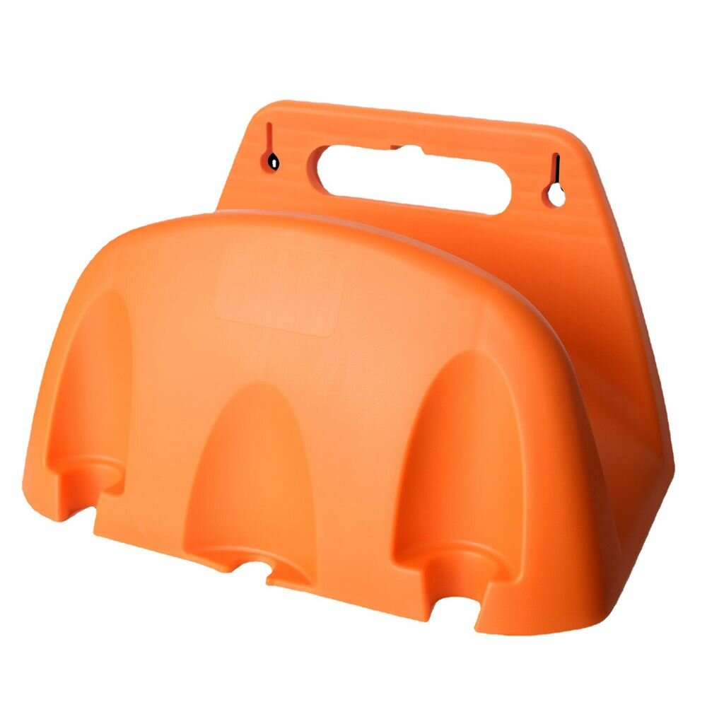 Настенная полка для хранения садовых шлангов прочный пластиковый держатель органайзер для гаража и мастерской удобное крепление на стену