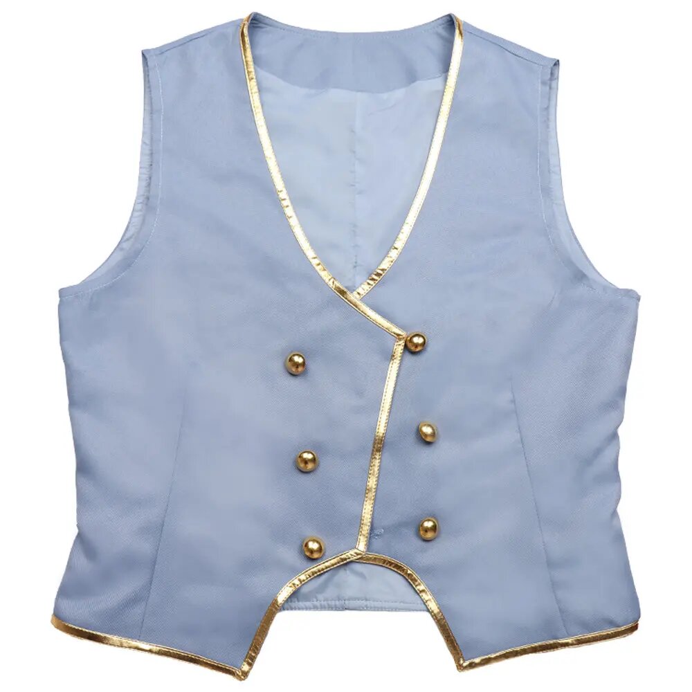 Косплей костюм Витая Страна Чудес Флойд или Лилия L, Grey Vest