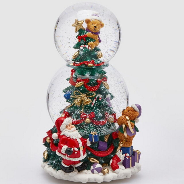 Снежный шар Пушистая елка - Fascino Misterioso 21 см, EDG, 676089-29