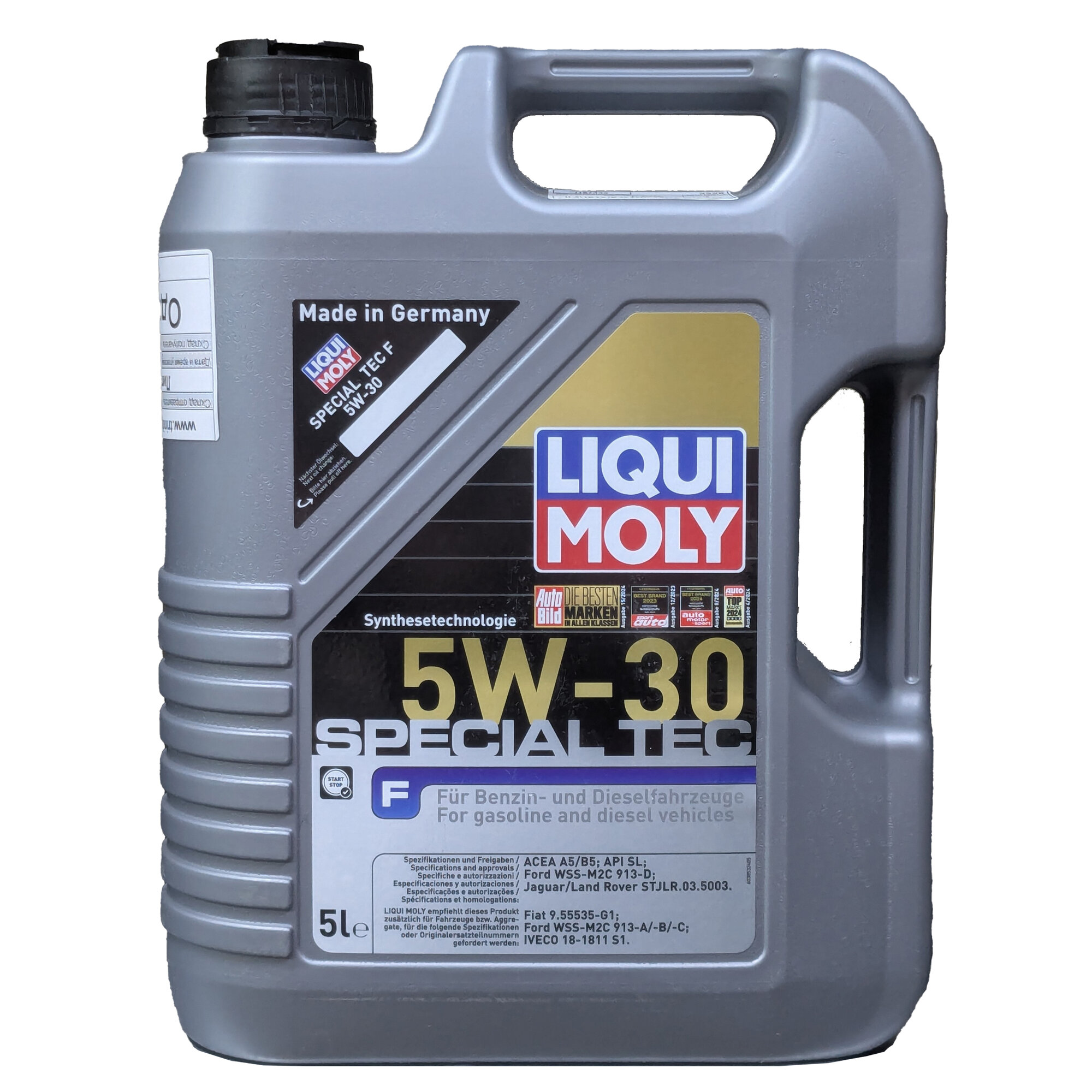 Синтетическое моторное масло LIQUI MOLY Special Tec F 5W-30 5л