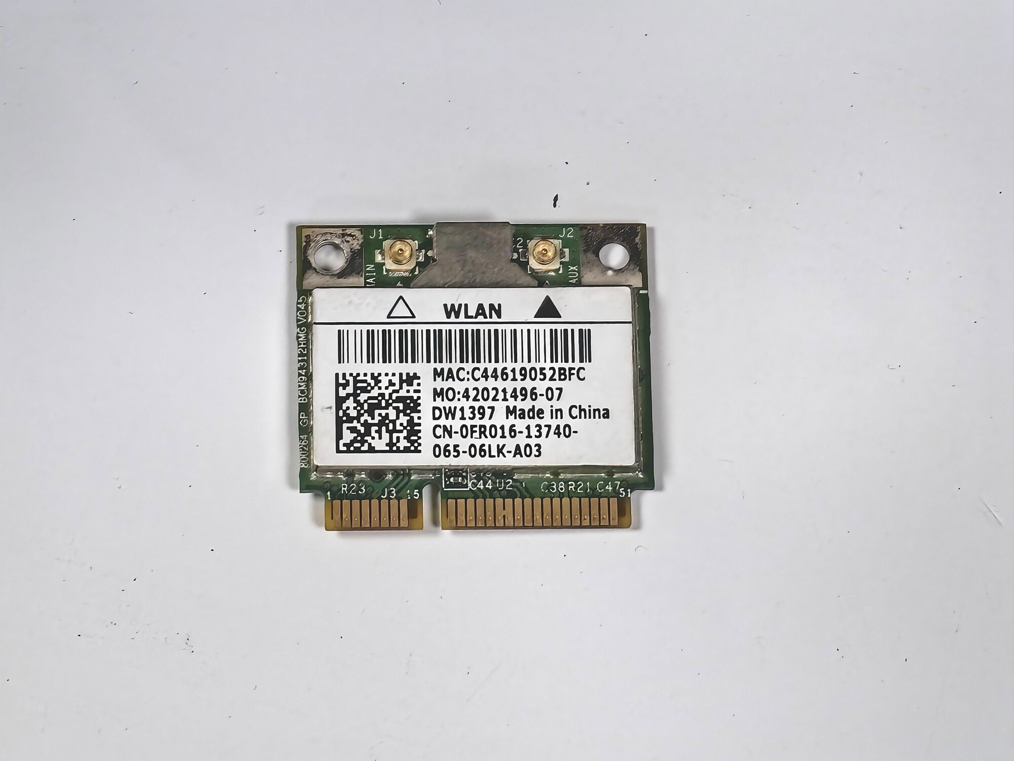 Wi-Fi модуль BCM94312HMG ноутбука Dell N7010, 15R