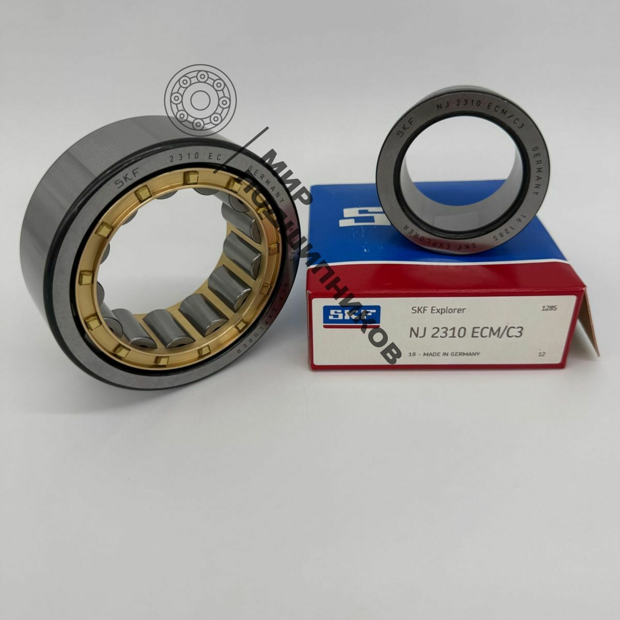 Подшипник роликовый радиальный однорядный SKF NJ 2310 (42610) ECM/C3 50x110x40