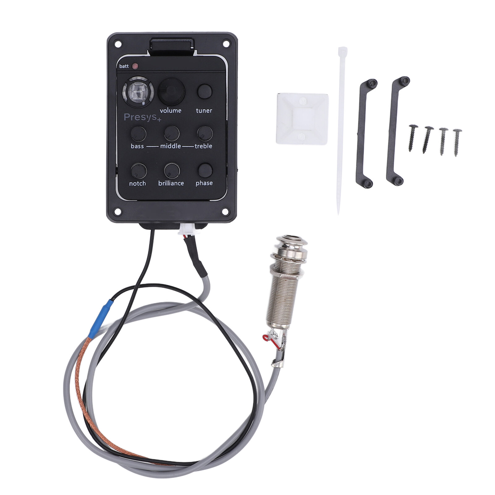 Гитарный предусилитель, эквалайзер, регулятор громкости, светодиодный дисплей, высокочувствительный тюнер-предусилитель для Presys Plus