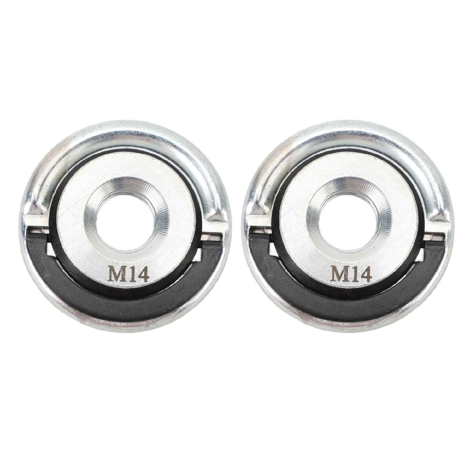 2 шт. быстросъемные гайки M14 для угловой шлифовальной машины, самозатягивающиеся, из легированной стали, сменные.