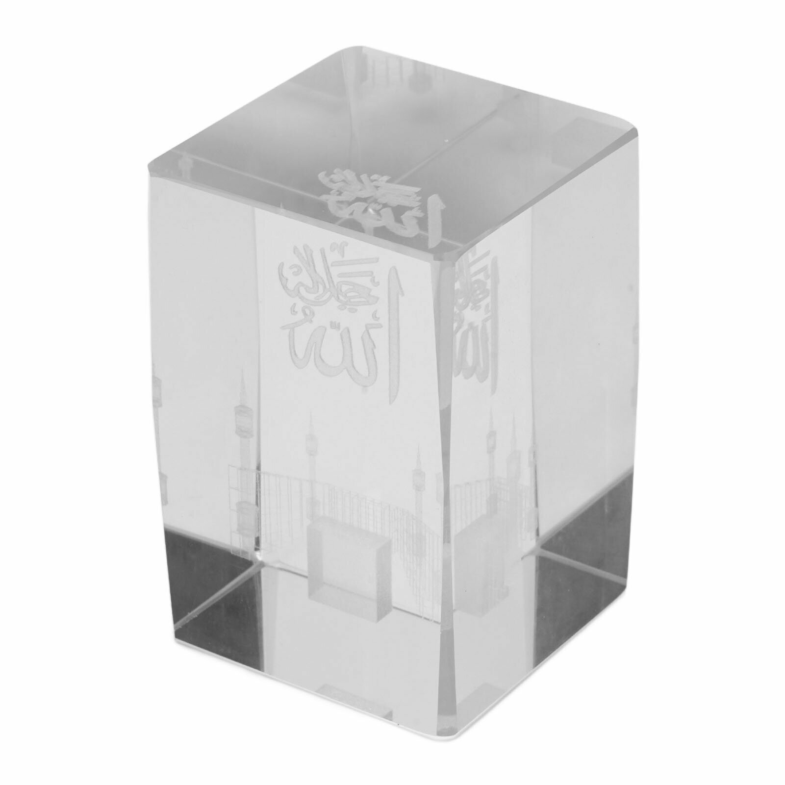 3D хрустальный пресс-папье в виде куба из травленого стекла, подарочное украшение для гостиной, офиса и рабочего стола.
