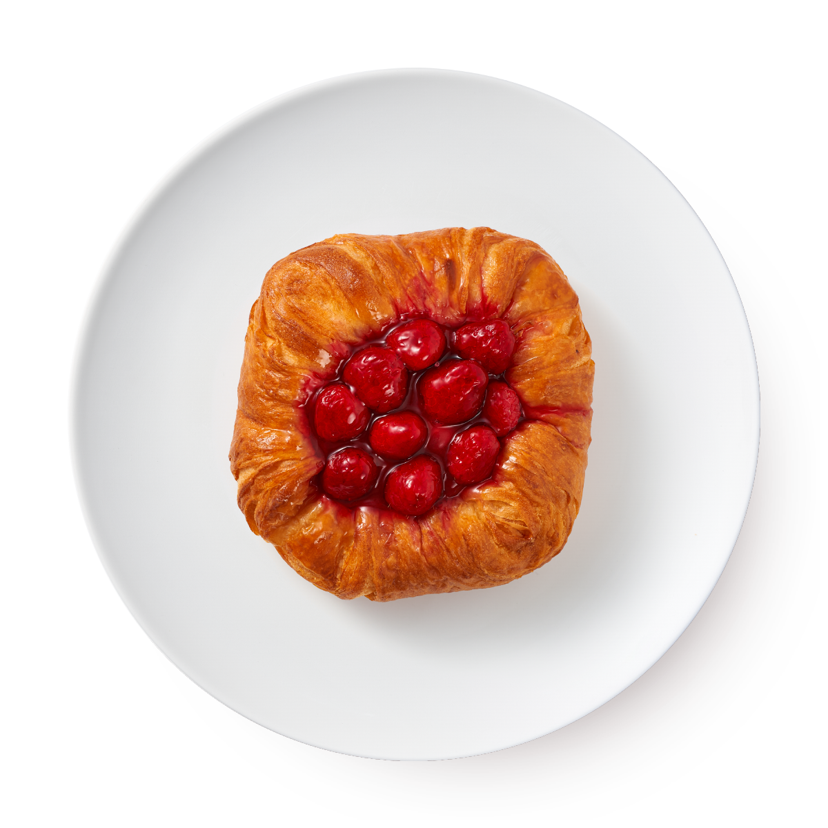 Дениш фруктовый, с малиной, идеально подходит к чаю и кофе, 145 г