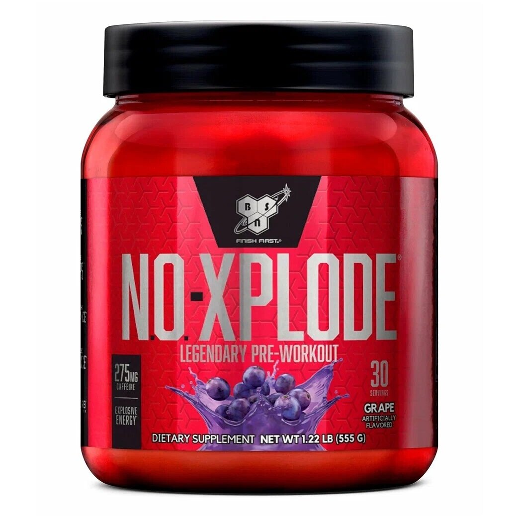 Предтренировочный комплекс N. O.-Xplode New Formula 3.3 555 гр 1.22lb (BSN) Виноград