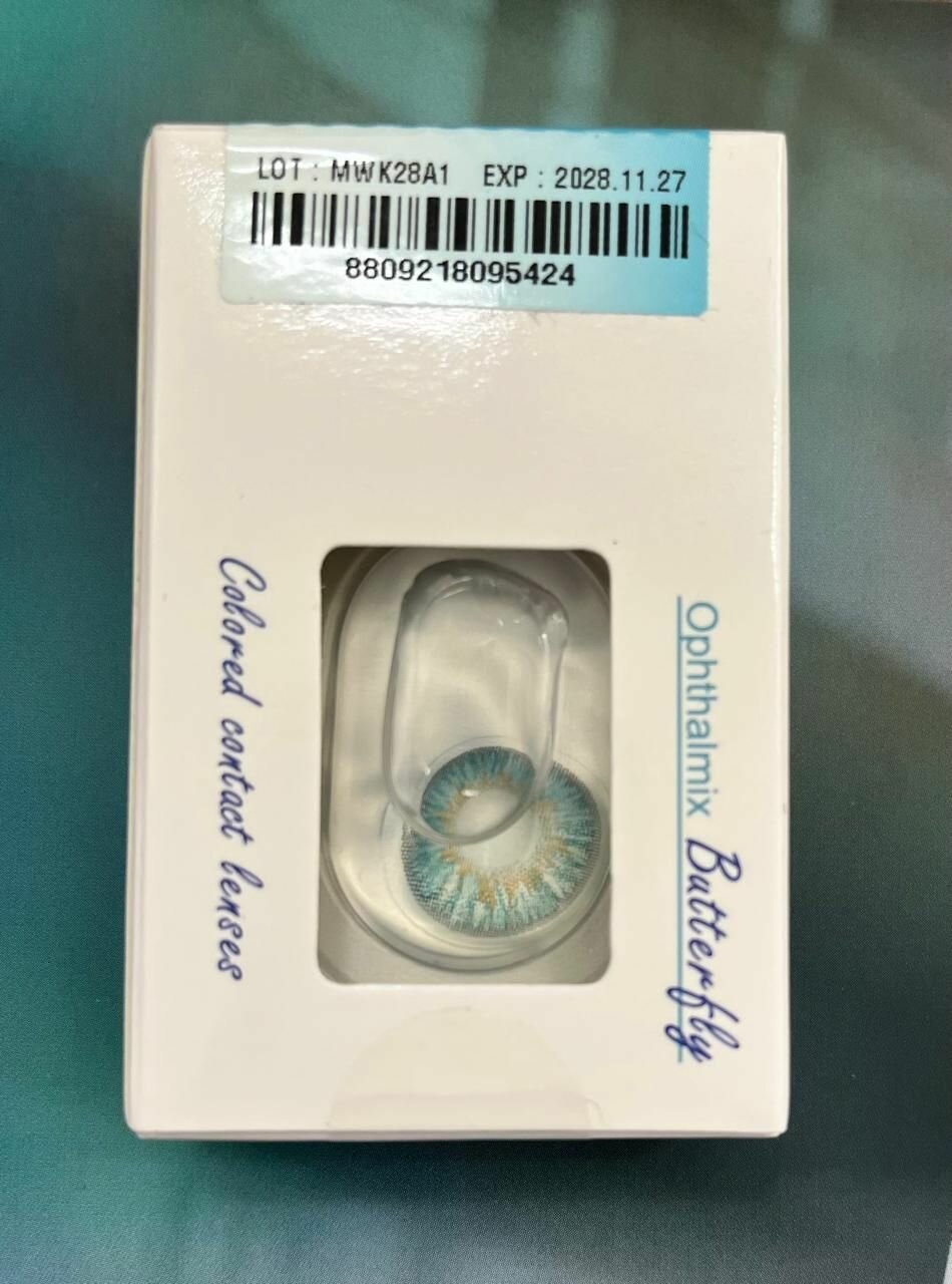 Офтальмикс Батерфляй 3 тона Turquoise /3 месяца/ 2шт