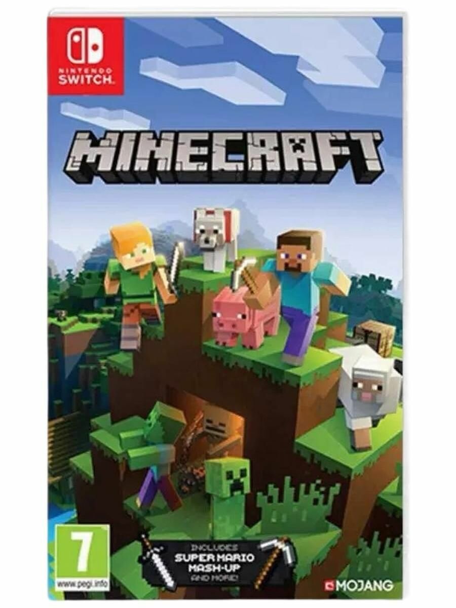 Игра Minecraft: Bedrock Edition (Nintendo Switch, Английская версия)