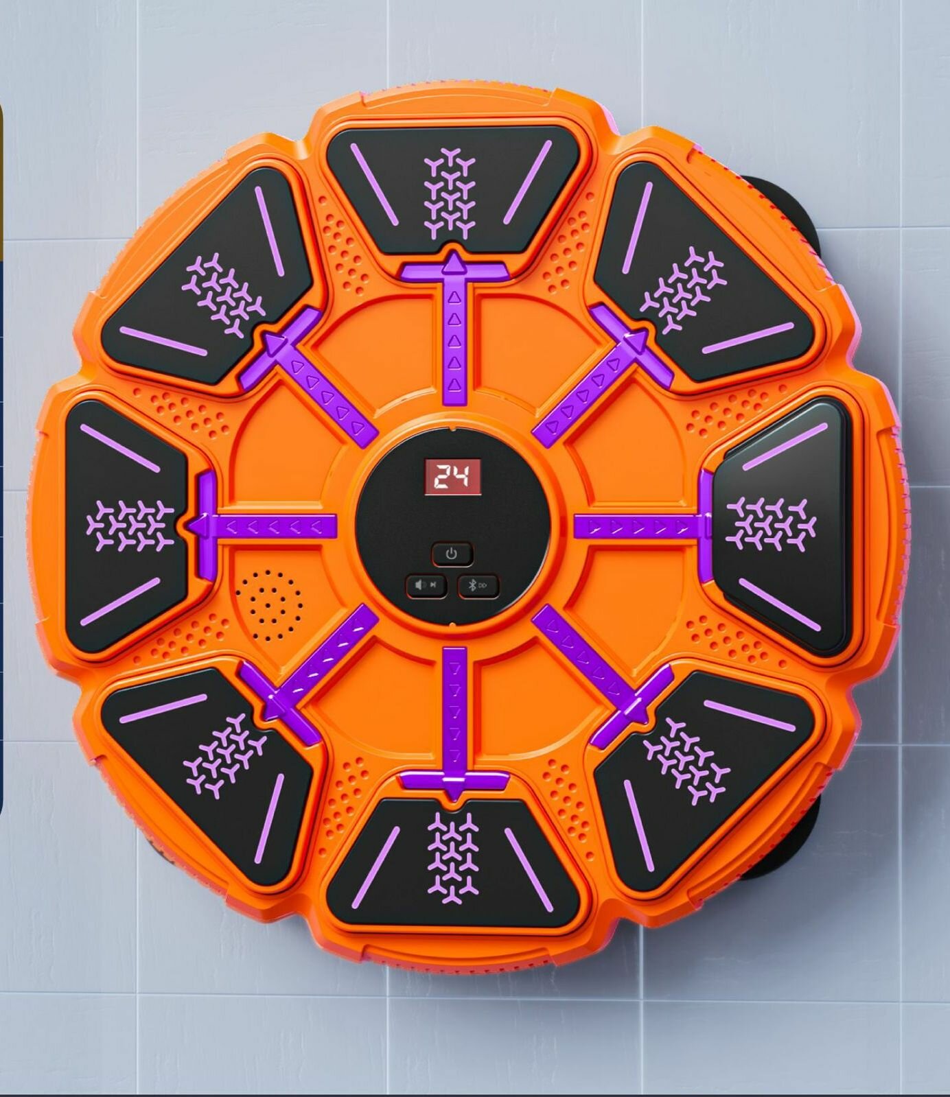 Детская музыкальная интерактивная груша Bestseller — боксёрский тренажёр со звуком и Bluetooth для дома