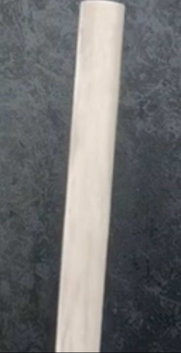 Угол внутренний (штапик), округлый ПВХ, 10*10 мм, 0,9 м, Дуб латте, 6 шт.