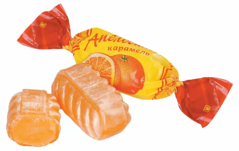 Карамель Апельсиновая РотФронт 1 кг