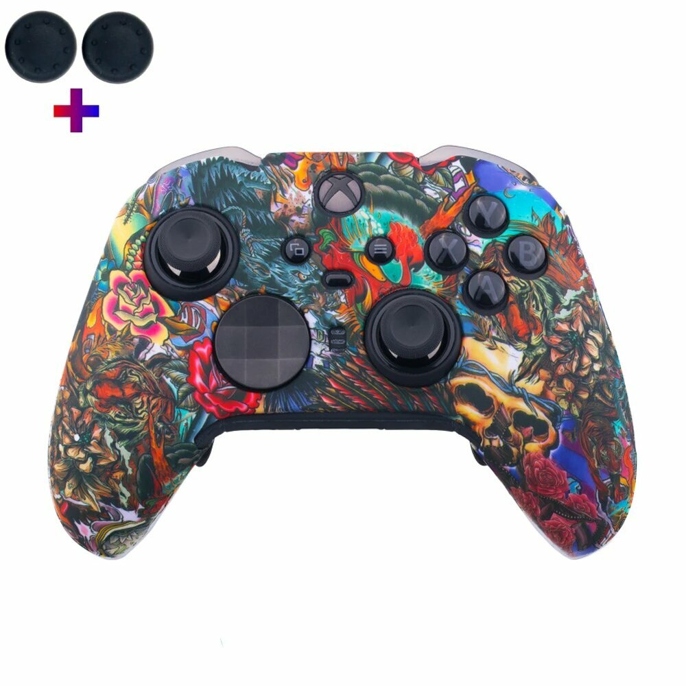Силиконовый чехол для геймпада Xbox Series X/S, цвет в ассортименте