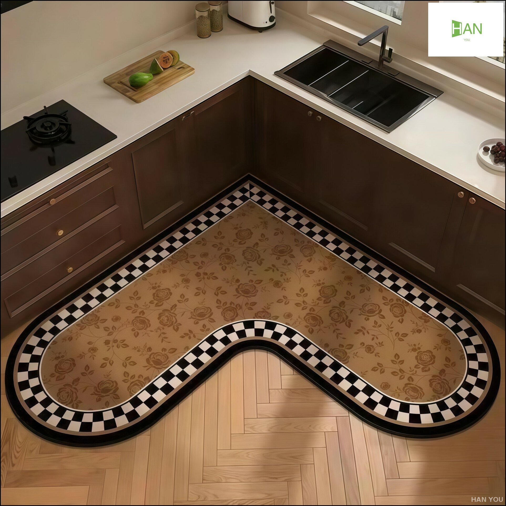 Эксклюзивный диатомовый ковер Z339 120x120x45 см во французском стиле