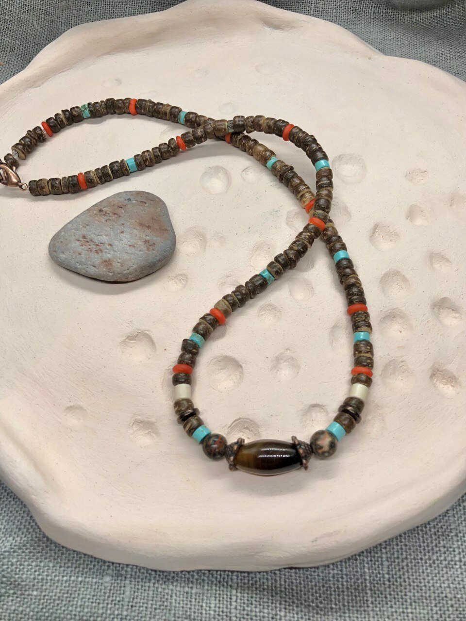 Бусы, бирюза, агат