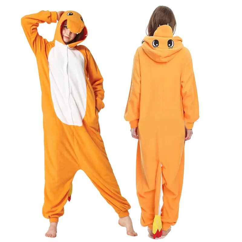 Костюм анималистический серый волк красный носорог огненный дракон S, Fire Dragon