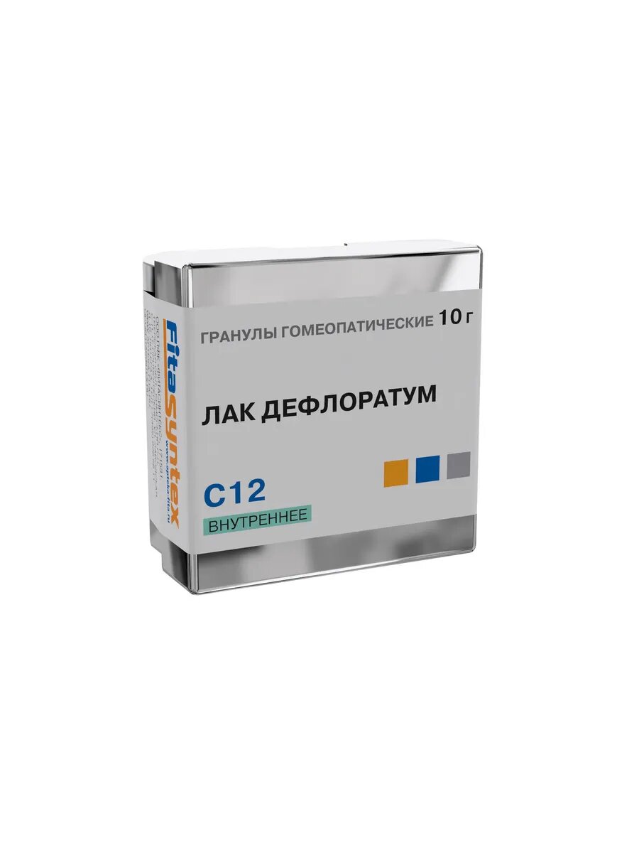 Лак дефлоратум С12, гранулы гомеопатические моно, 10 грамм , Фитасинтекс