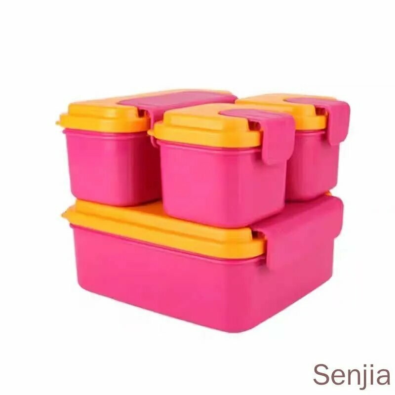 Контейнер пищевой, 250 мл, 500 мл, 1200 мл, 4 шт