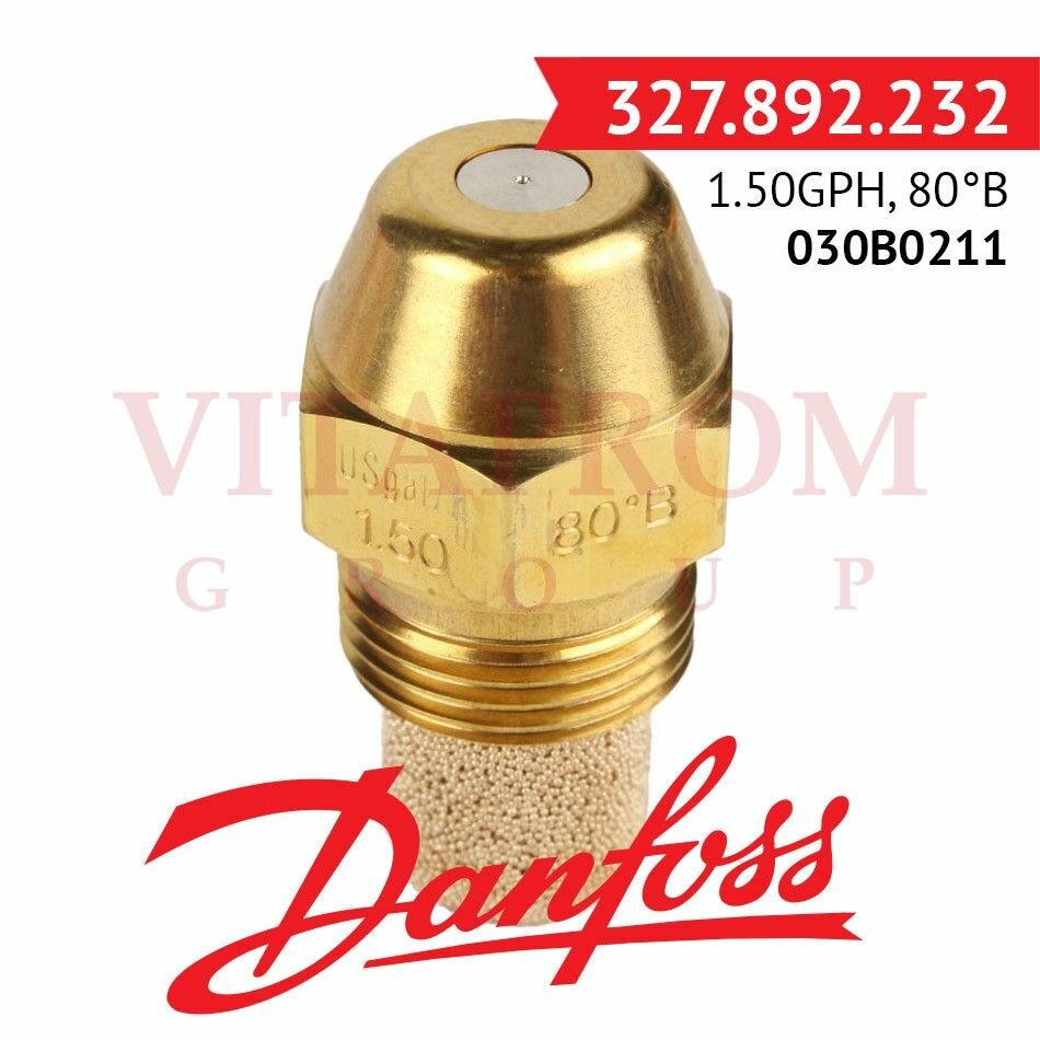Форсунка Danfoss 1.50GPH, 80B, 030B0211 — фото 1