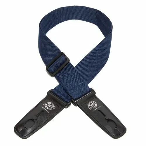 Гитарный ремень с блокировкой D'Andrea Lock-It Straps Poly Pro Series LIS-004-P2-NVYBLU