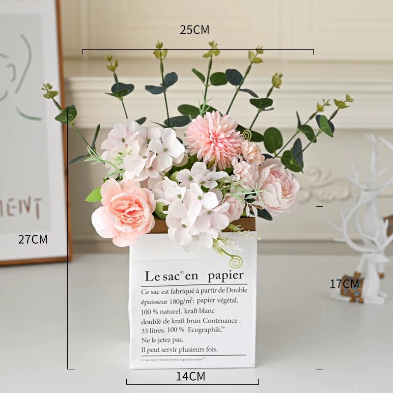 Искусственные цветы подсолнуха, декоративные цветочные композиции, цветочные украшения для журнального столика в