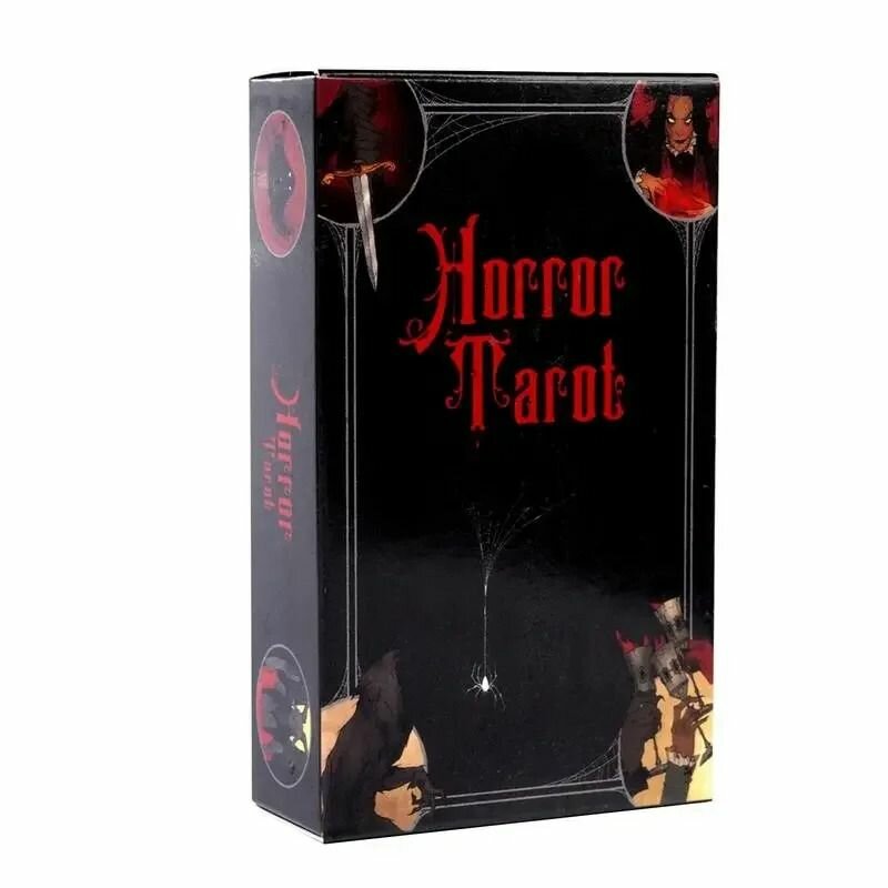 Черно-Красное Таро ужасов серии, Black Red Series Horror Tarot