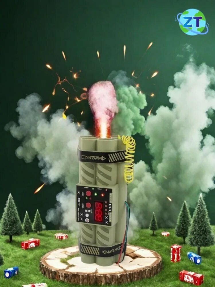 Дымовая бомба замедленного действия - акустическая граната - дымовая бомба - детская игрушка