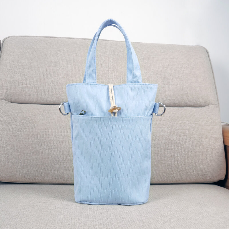 Утолщенная сумка через плечо с двойным держателем для стаканов, водонепроницаемая, с отделением для мамы, защитным чехлом, сумка для уличного зонта, изолированный держатель для стаканов