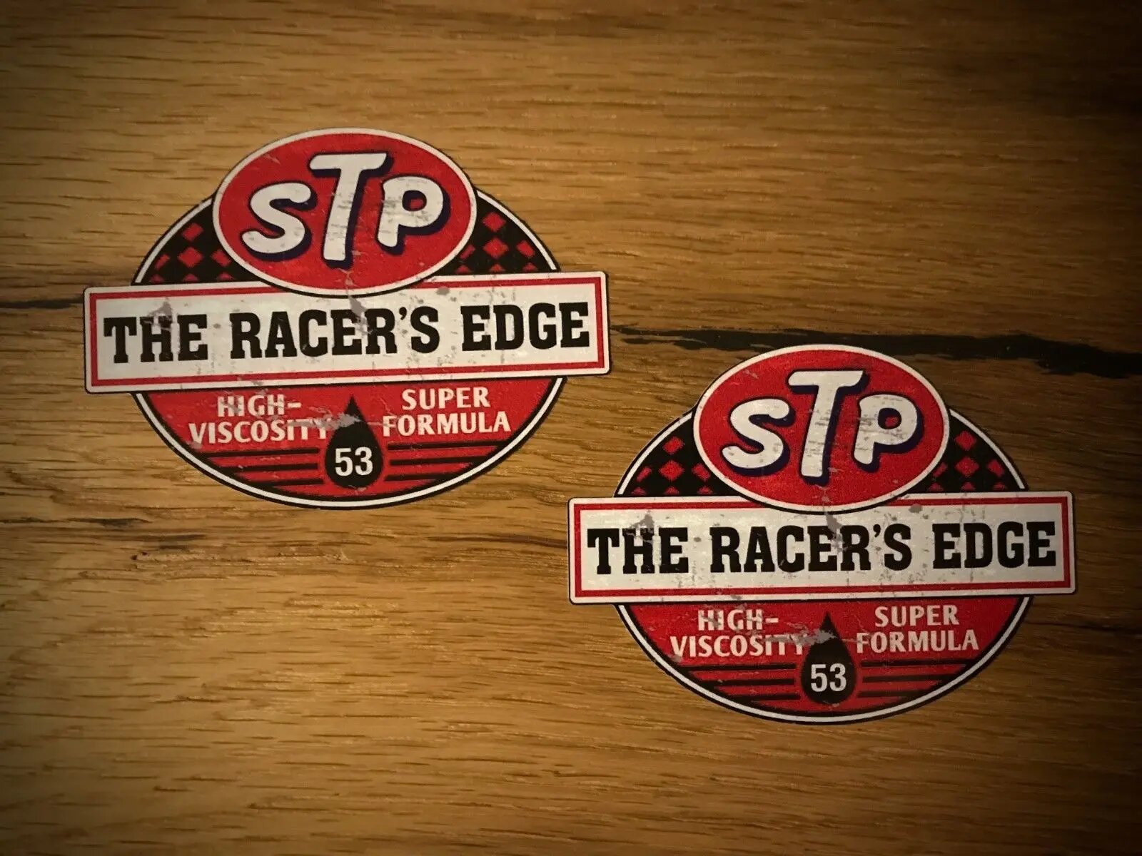 Ретро гоночная наклейка Oldschool для TEXACO TP 76 Gulf ESSO Old School Vintage Hot 2 PC, Width 5cm