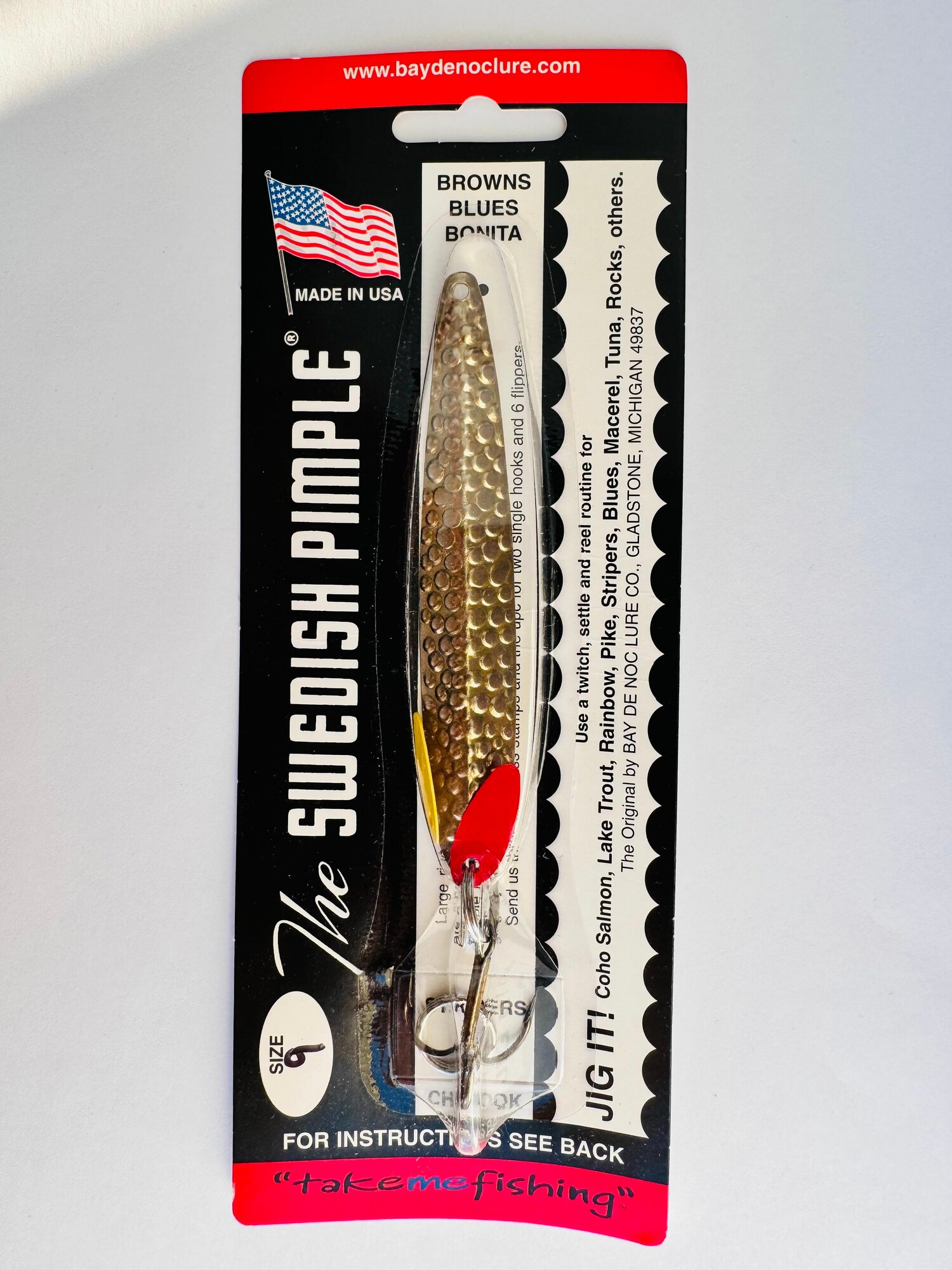 Блесна зимняя The Swedish Pimple 9 ("Шведский Прыщ")