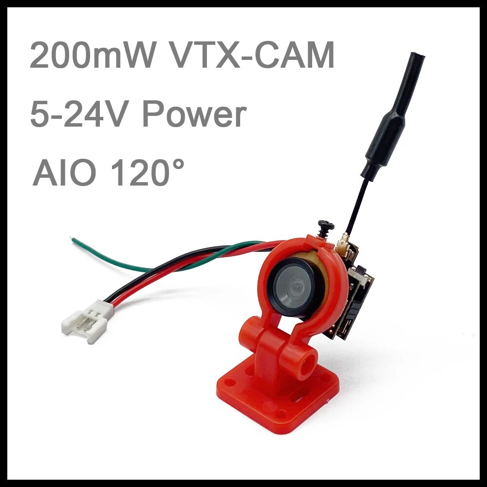 FPV камера 5.8G 48CH для RC дрона 200mW VTX-CAM