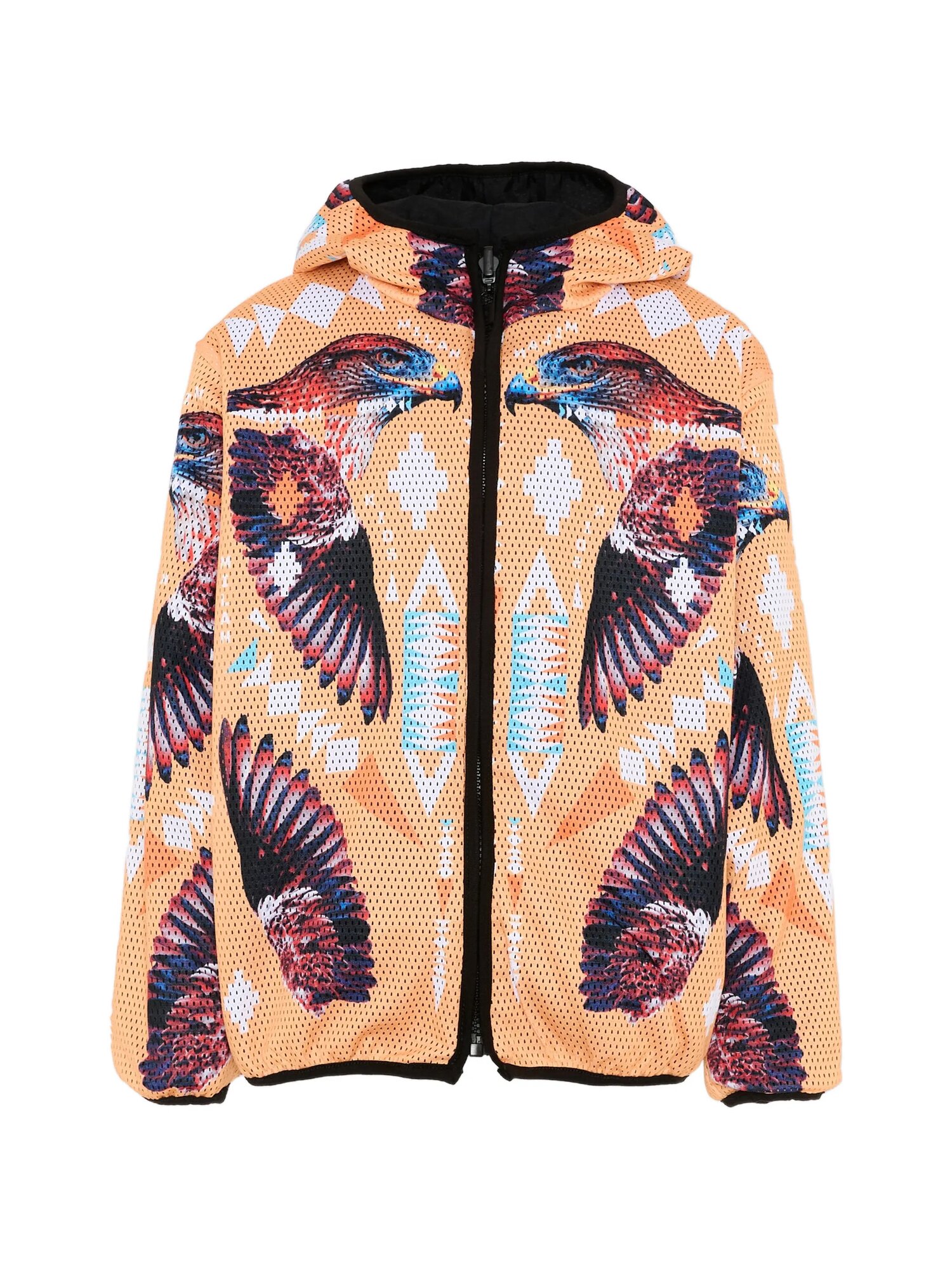 Куртка MARCELO BURLON Hooded graphic jacket, размер 6 лет, черный — фото 1