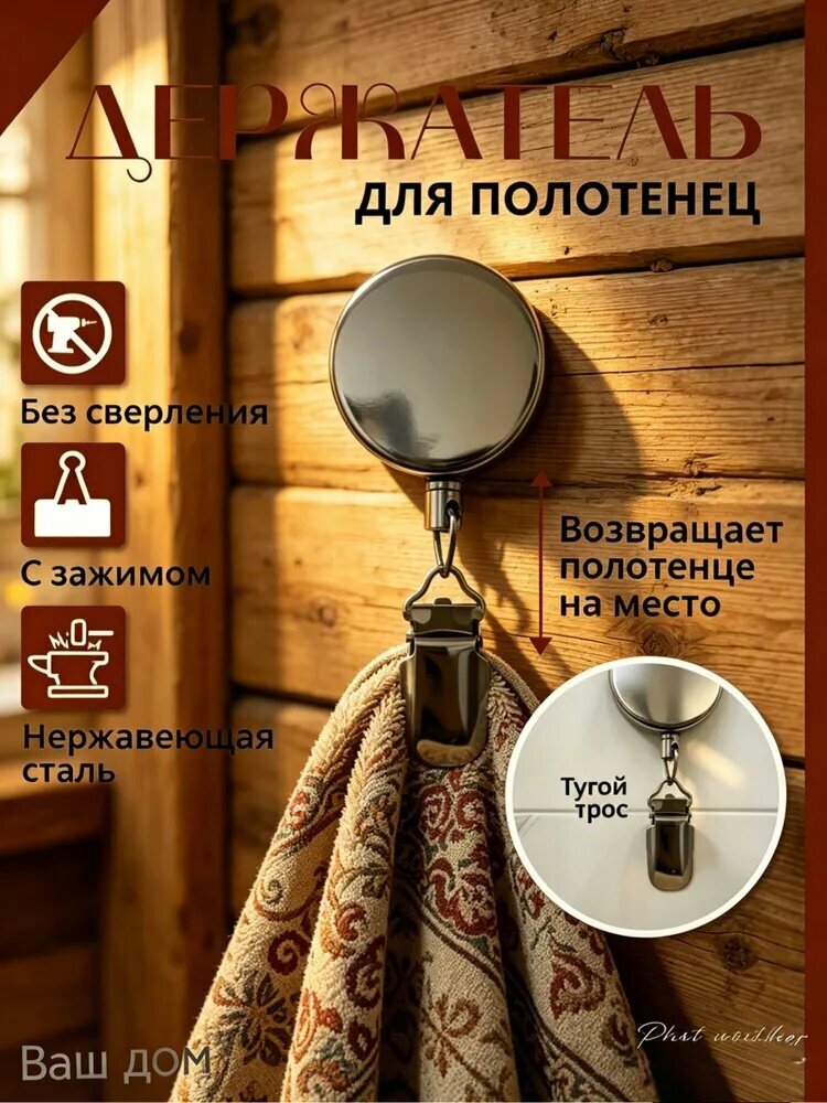 Держатель для полотенец 1 шт