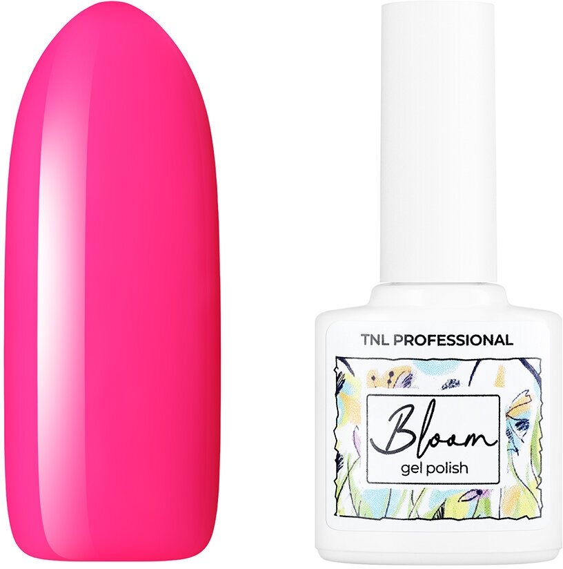 Гель-лак TNL Professional, Bloom №1 малиновый цветок, 10 мл