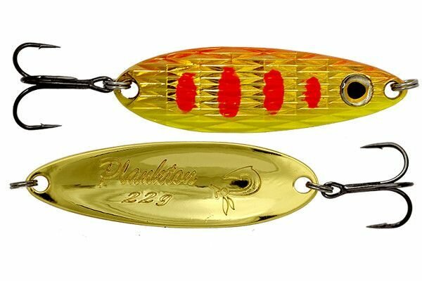 Блесна колеблющаяся LureMax Plankton 64mm, 18g, 24, White eye
