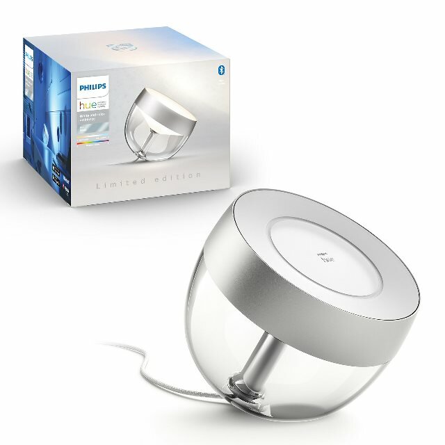 Настольная лампа Philips Hue Iris Silver 8.1 Вт Limited Edition Bluetooth (929002376701)