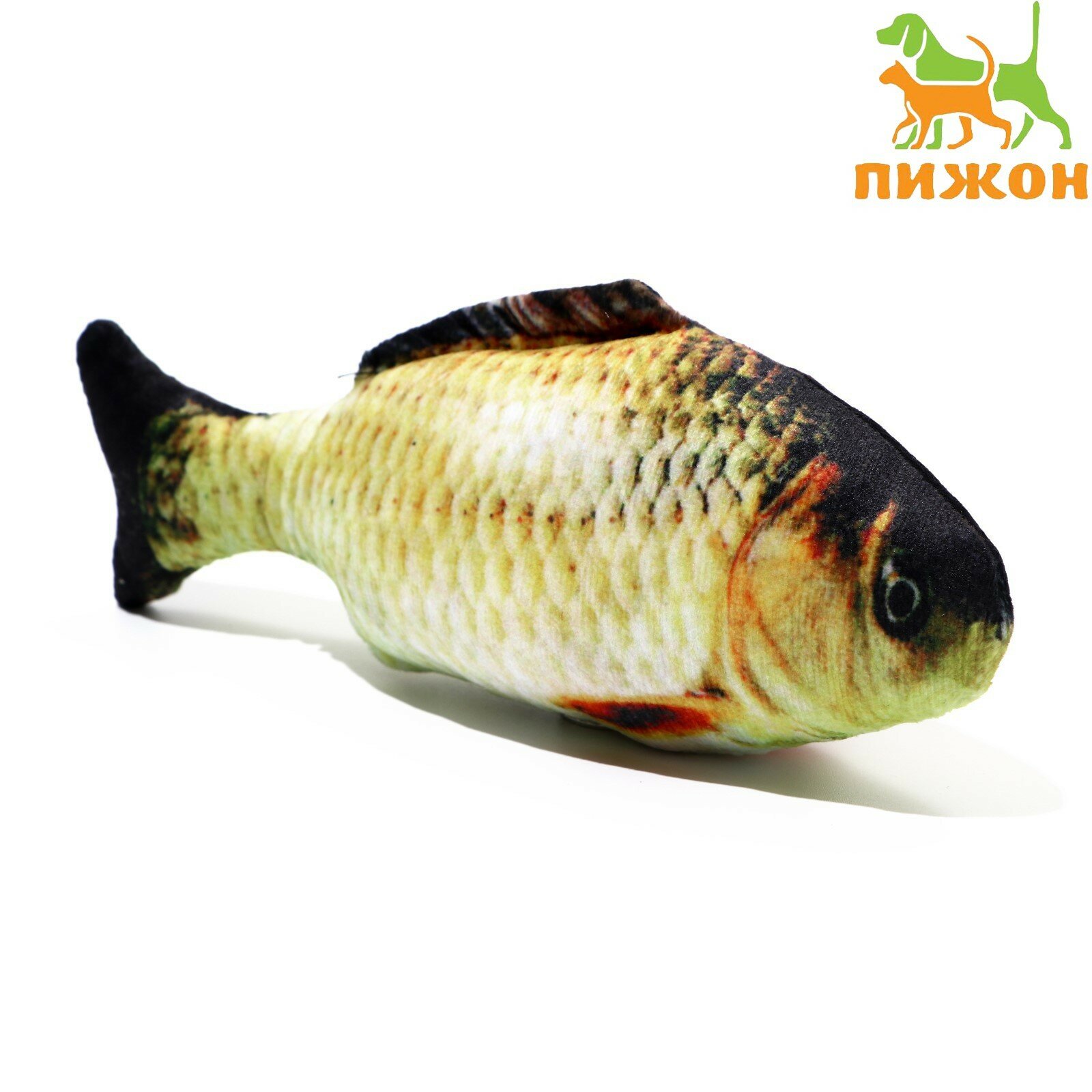 Игрушка «Рыба моей мечты!» с кошачьей мятой, сазан, 20 см