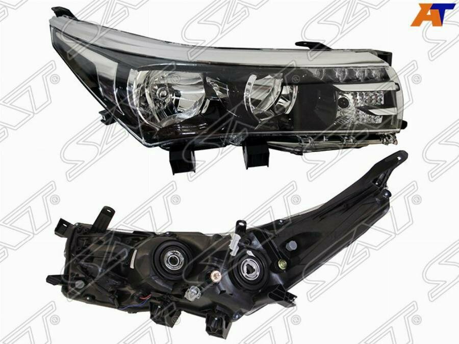 SAT ST21211Y1RLDEM2 Фара Toyota Corolla (E180) 12-16 (Справа/ Галоген/ ДХО/ С электрокорректором)