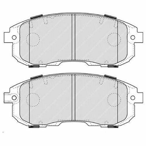 Комплект передних тормозных колодок SUZUKI SX4, FIAT SEDICI Ferodo fdb4112 для Fiat Sedici; Nissan Cube; Suzuki SX4