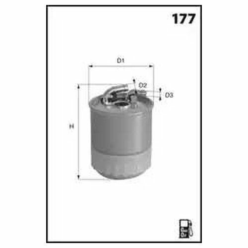 Фильтр топливный LUCAS FILTERS LFDF131 для Chrysler 300C; Jeep Commander, Grand Cherokee III; Mercedes A-CLASS W169,
