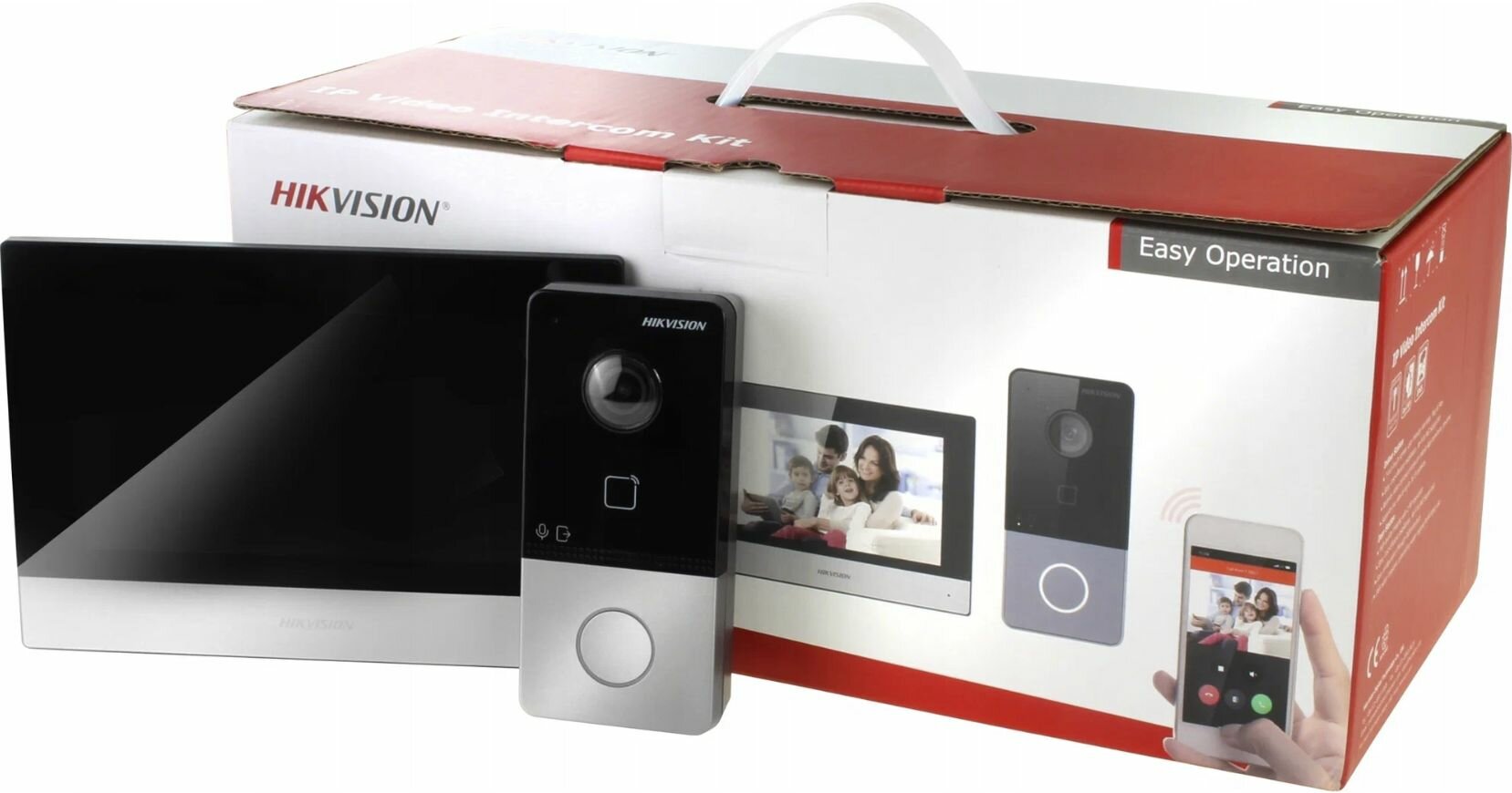 Комплект домофона Hikvision DS-KIS603-P(C)